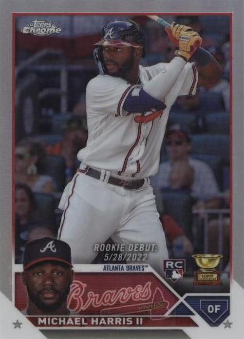 2023 Topps Chrome Update Series - Rookie Debut Michael Harris II #USC153 Refractor (RC) for sale ...