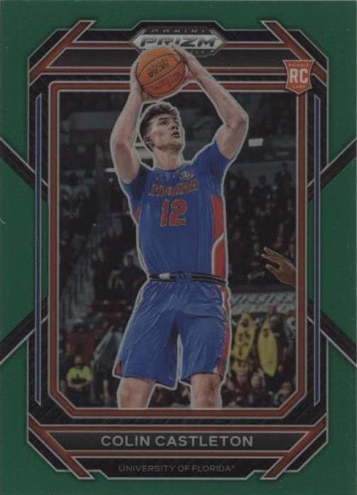 2023 Panini Prizm Draft Picks - Colin Castleton #45 Green Prizm (RC ...