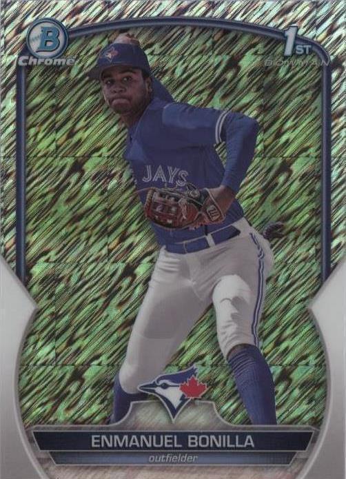 2023 Bowman Chrome - Prospects Enmanuel Bonilla #BCP-163 Shimmer ...