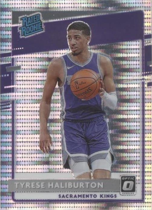 2020-21 Panini Donruss Optic - Rated Rookie Pulsar Prizm #162 Tyrese ...