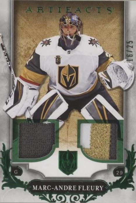 2018-19 Upper Deck Artifacts - Stars Emerald Material #107 Marc-Andre Fleury /25 (MEM) for sale ...