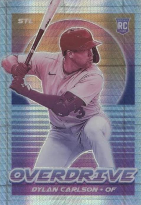 2021 Panini Chronicles - Overdrive Dylan Carlson #21 Hyper /299 (RC ...