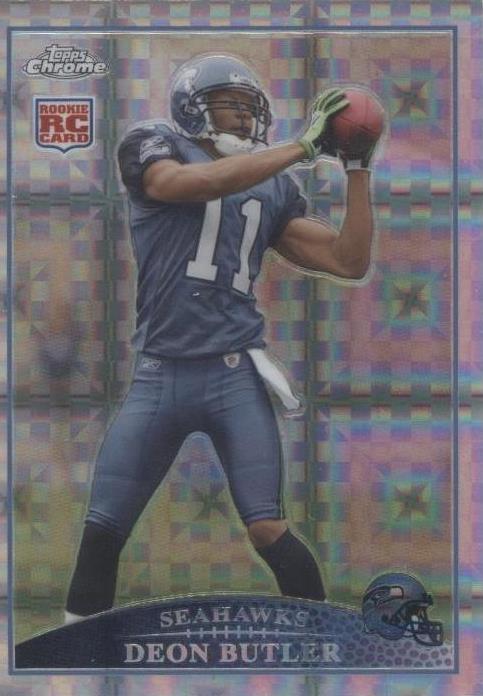 2009 Topps Chrome - X-Fractor #TC143 Deon Butler (RC) for sale online ...