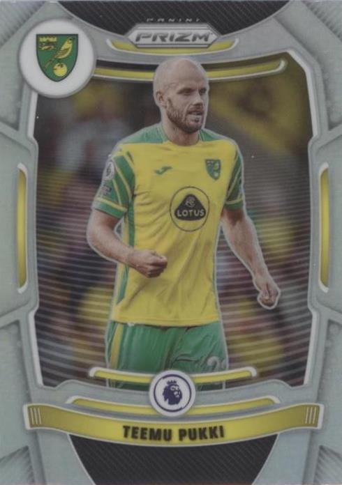 2021-22 Panini Prizm Premier League - Teemu Pukki #180 Silver Prizm for ...