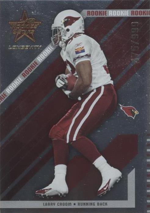 2004 Leaf Rookies & Stars Longevity - Rookie Larry Croom #103 /999 (RC ...
