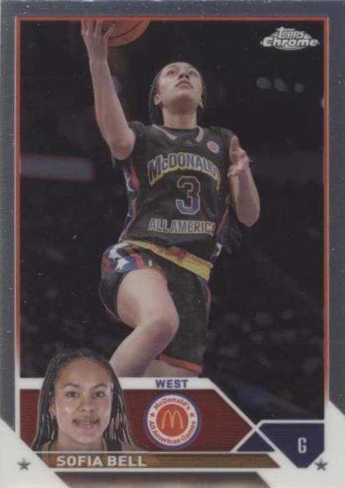 2023 Topps Chrome McDonald's All American - Sofia Bell #38 (RC) for ...