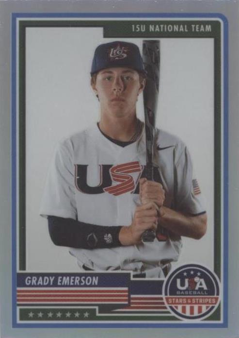 2023 Panini USA Baseball Stars & Stripes - Silver Prizm #26 Grady ...