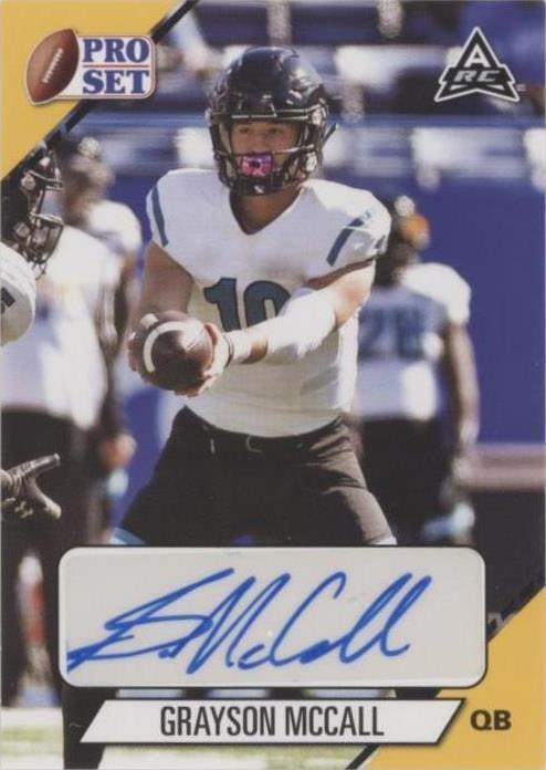 2021 Leaf Pro Set College - Autographs Grayson McCall #PS-GM3 Gold (AU ...
