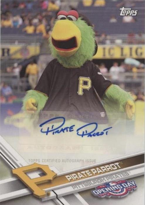 2017 Topps Opening Day - Mascots Autographs Pittsburgh Pirates #MA-PIP ...