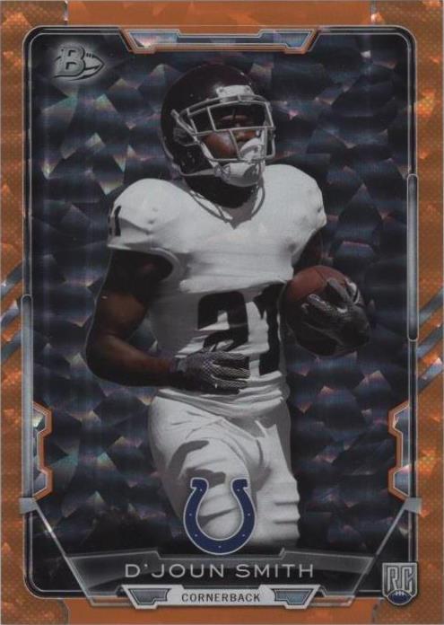 2015 Bowman - Rookies Orange Ice #93 D'Joun Smith /50 (RC) for sale ...