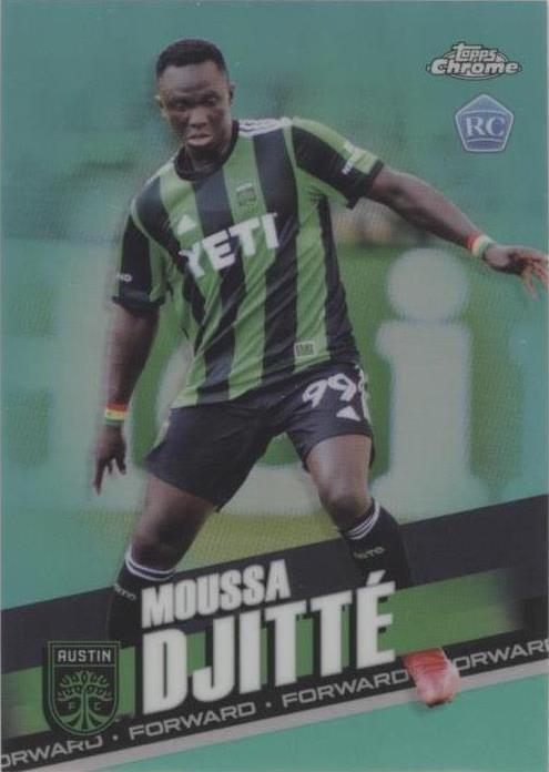 2022 Topps Chrome MLS - Moussa Djitte #63 Aqua Refractor /299 (RC) for ...