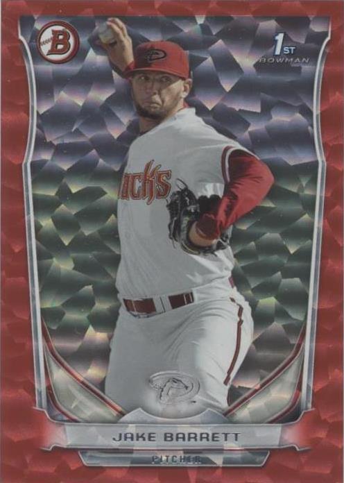 2014 Bowman - Prospects Jake Barrett #BP11 Red Ice /25 (RC) for sale ...
