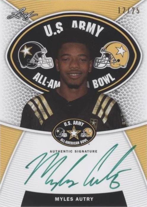 2014 Leaf U.S. Army All-American Bowl - Tour Autographs Green Ink #TA ...