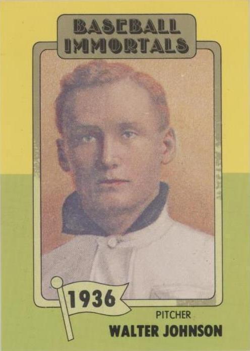 1980-87 SSPC Baseball Immortals - Walter Johnson #3 for sale online | eBay