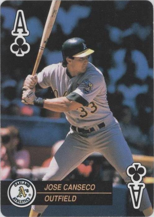 1992 U.S. Playing Card Baseball Aces - #AC Jose Canseco for sale online ...