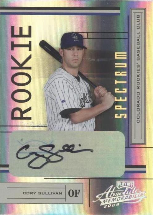 2004 Playoff Absolute Memorabilia - Rookie Cory Sullivan #208 Spectrum ...