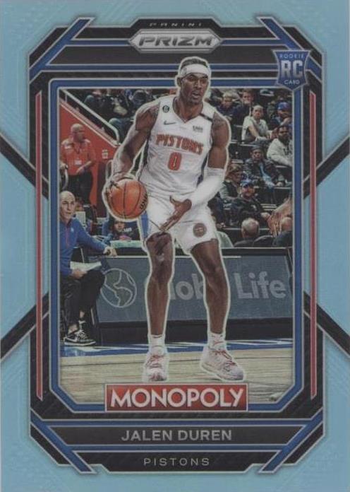 2022-23 Panini Prizm Monopoly - Light Blue Prizm #27 Jalen Duren /199 ...