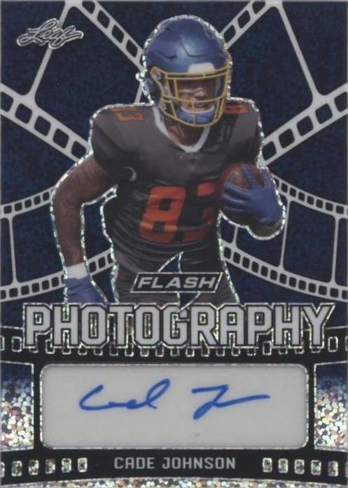 2021 Leaf Flash - Flash Photography Navy Blue #FP-CJ1 Cade Johnson /75 ...
