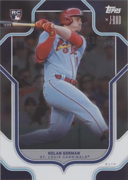 2023 Topps X J-Rod - Nolan Gorman #66 Silver Foil /199 (RC) for sale ...
