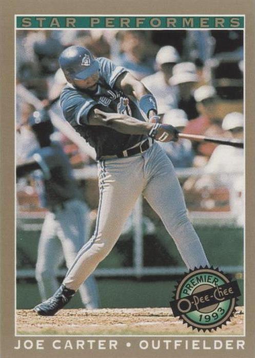 1993 O-Pee-Chee Premier - Star Performers Joe Carter #13 for sale ...