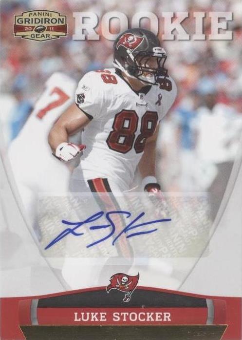 2011 Panini Gridiron Gear - Rookie Luke Stocker #186 Gold Signatures ...