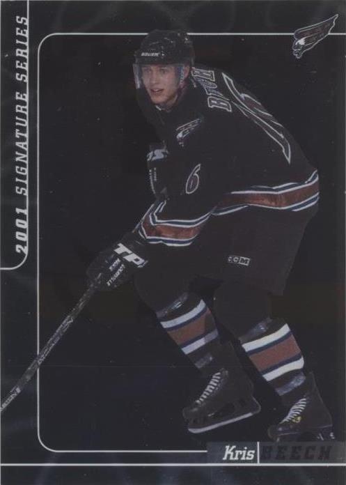 2000-01 In the Game Be A Player Signature Series - Kris Beech #284 /500 ...