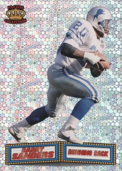 1994 Pacific Crown Collection - Marquee Prisms Barry Sanders #27 for ...