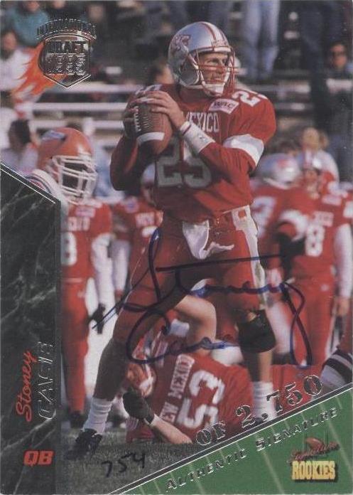 1995 Signature Rookies - Stoney Case #16 International Signatures /2750 ...