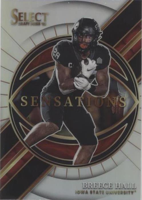 2022 Panini Select Draft Picks - Sensations Breece Hall #SEBH Silver ...