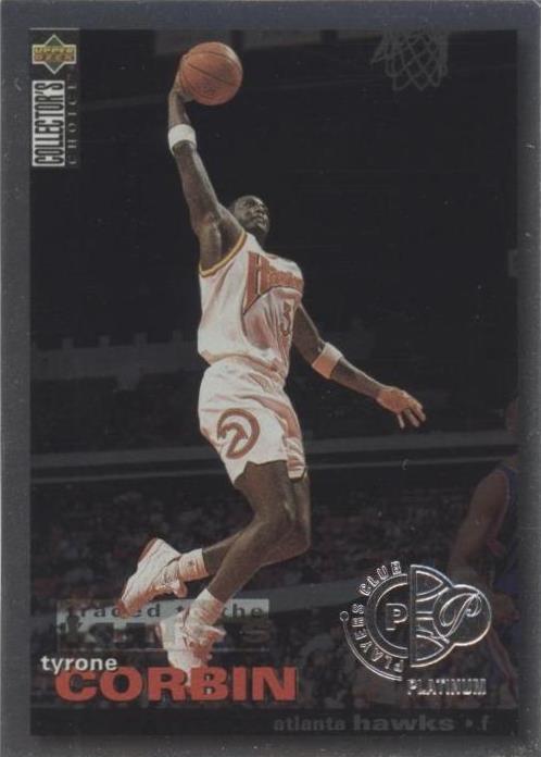 1995-96 Upper Deck Collector's Choice - Tyrone Corbin #35 Platinum ...