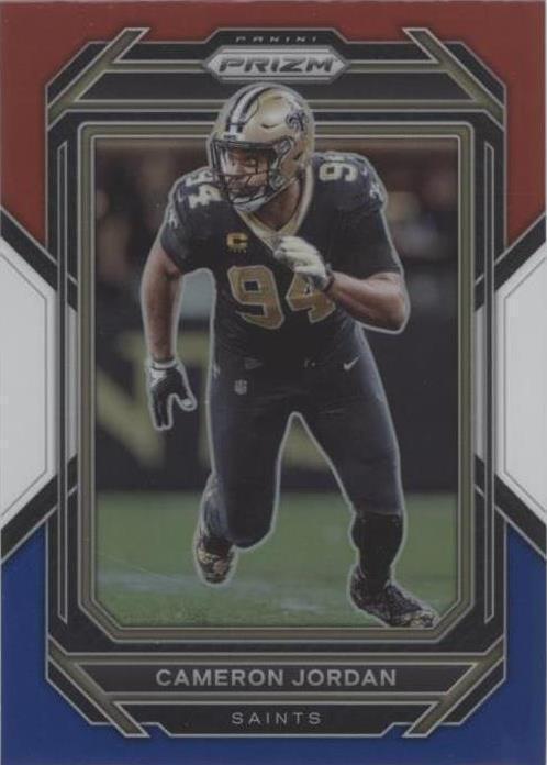 2022 Panini Prizm - Cameron Jordan #213 Red White & Blue Prizm for sale ...