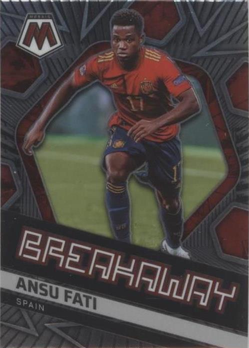 2021-22 Panini Mosaic FIFA Road to World Cup - Breakaway Ansu Fati #12 for sale online | eBay