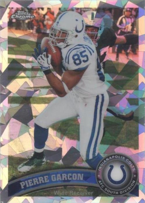 2011 Topps Chrome - Crystal Atomic Refractor #202 Pierre Garcon /139 ...
