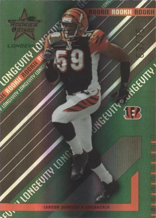 2004 Leaf Rookies & Stars Longevity - Rookie Landon Johnson #119 ...