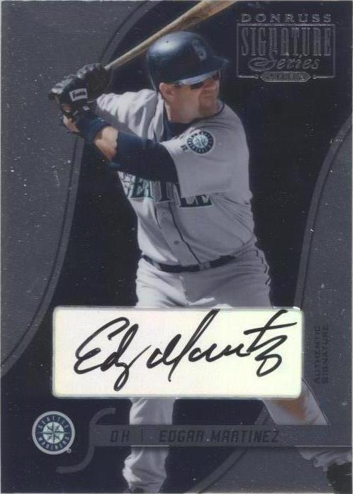 2003 Donruss Signature Series - Authentic Signatures #84 Edgar Martinez ...