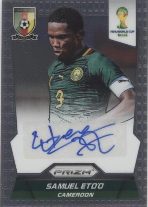 2014 Panini Prizm World Cup - Signatures Samuel Eto'o #S-SE (AU) for ...