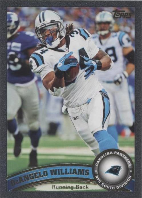 2011 Topps - DeAngelo Williams #39 Black /55 for sale online | eBay