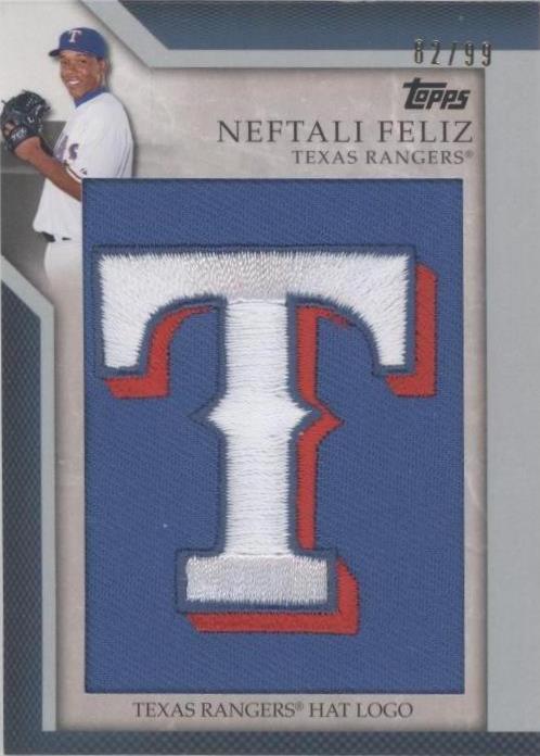 2010 Topps - Jumbo Packs Manufactured Hat Logo Relic #MHR-186 Neftali ...