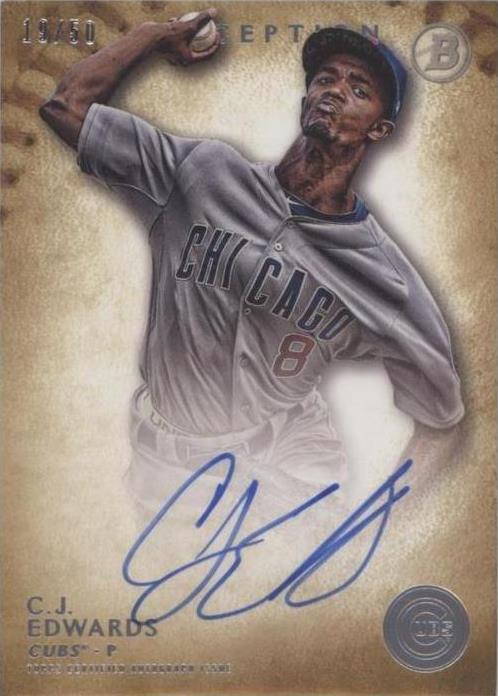 2015 Bowman Inception - Prospect Autographs Carl Edwards Jr. #PA-CE ...