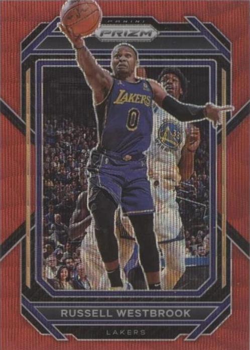 2022-23 Panini Prizm - Russell Westbrook #133 Ruby Wave Prizm for sale ...