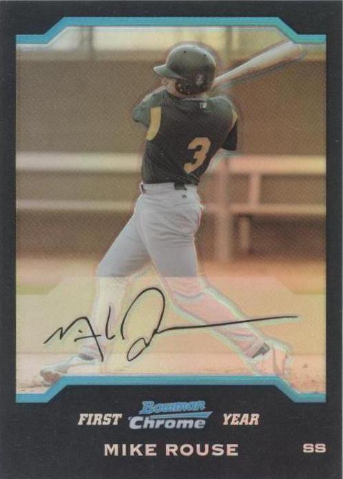 2004 Bowman Chrome - First Year Mike Rouse #324 Refractor (RC) for sale online | eBay