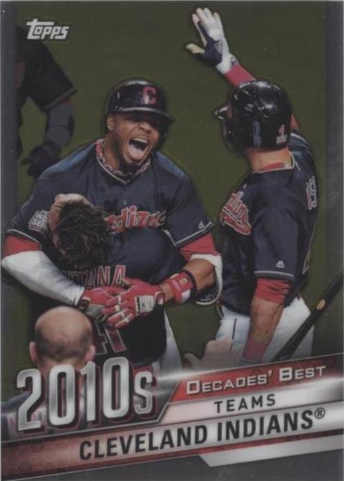 2020 Topps - Decades Best Chrome Teams Cleveland Guardians #DBC-86 for ...