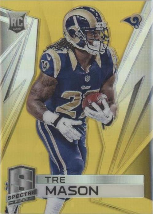 2014 Panini Spectra - Rookies Tre Mason #190 Gold Prizm /25 (RC) for ...