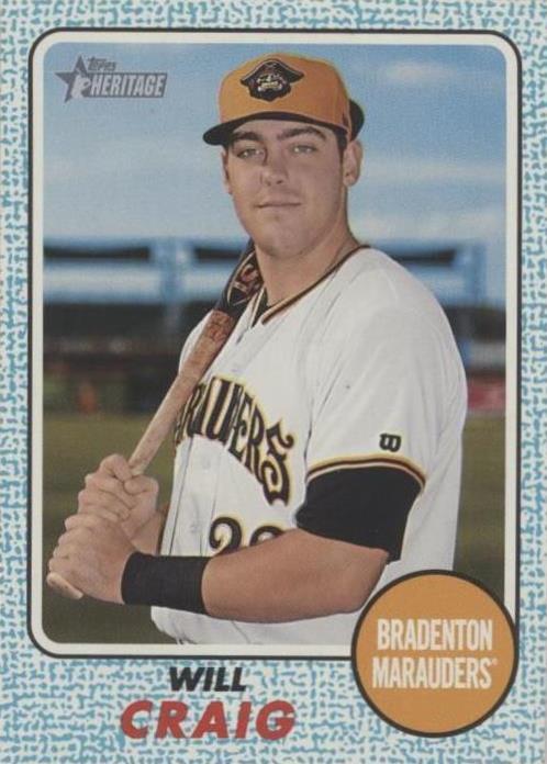 2017 Topps Heritage Minor League Edition - Blue #59 Will Craig /99 (RC ...