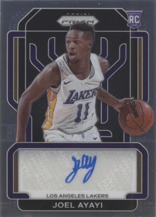 2021-22 Panini Prizm - Rookie Signatures Joel Ayayi #RS-JOE (AU, RC ...