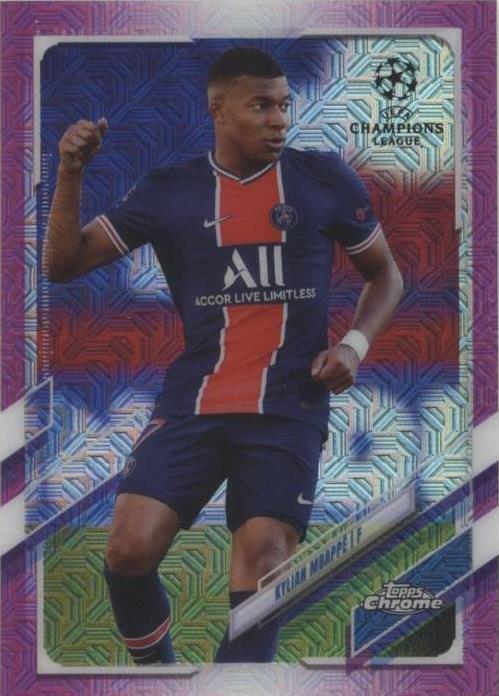 2020-21 Topps UCL Japan Edition - Kylian Mbappe #95 Chrome Fuchsia Refractor /125 for sale ...