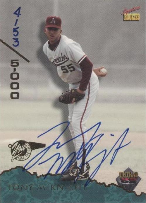 1995 Signature Rookies Tetrad - Tony McKnight #71 Autographs /5000 (AU ...