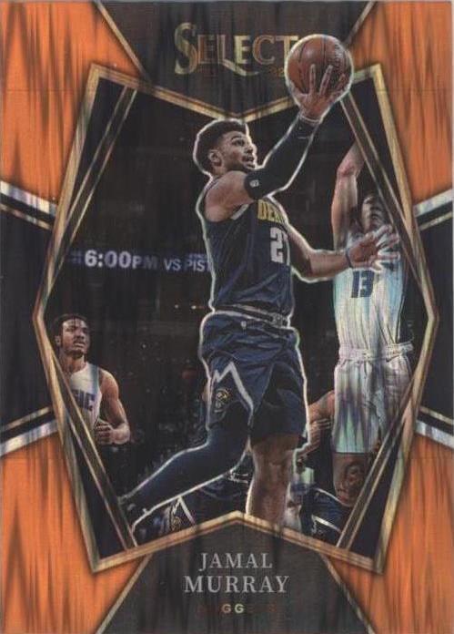 2021-22 Panini Select - Premier Level Jamal Murray #112 Orange Flash ...