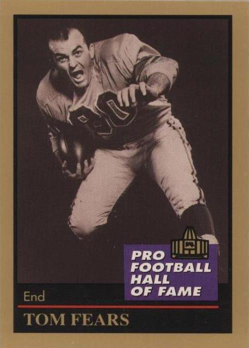 1991 Enor Pro Football Hall of Fame - Tom Fears #40 for sale online | eBay