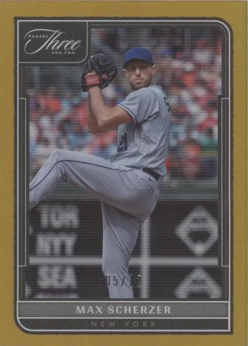 2022 Panini Three and Two - Max Scherzer #83 Holo Gold /12 for sale online | eBay